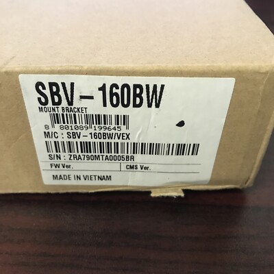 Hanwha SBV-160BW, White Back Box for Dome Camera Security Accessory | eBay