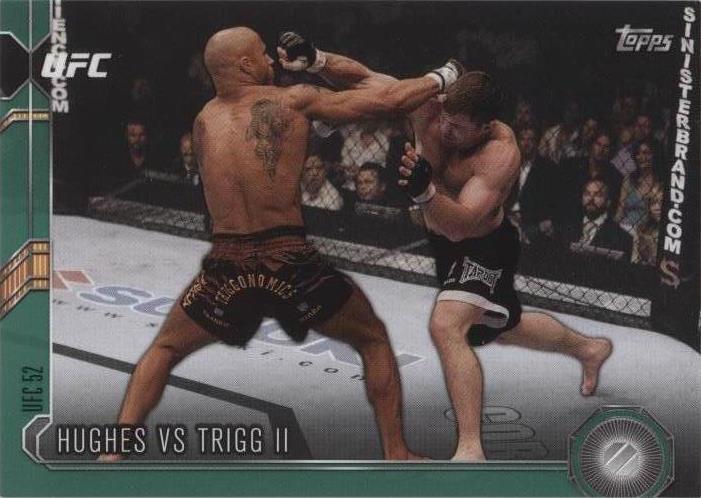2015 Topps UFC Chronicles - Matt Hughes, Frank Trigg #23 Green /288 for ...