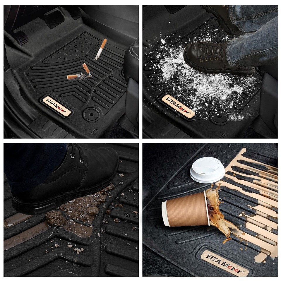 3D Mold Car Floor Mats Liners For 2020-2025 Kia Telluride TPE Rubber ...