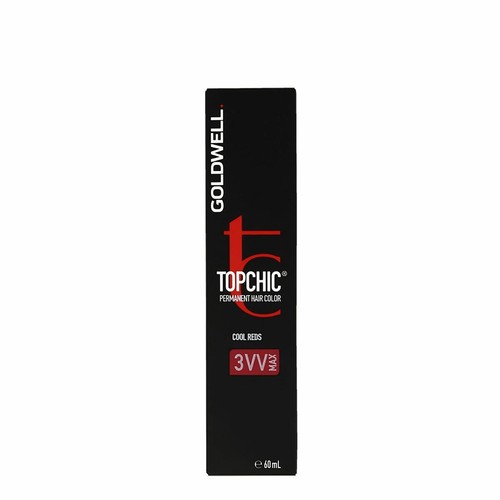 Goldwell Topchic Cool Reds 3VV MAX Dark Violet Permanent Hair Color ...