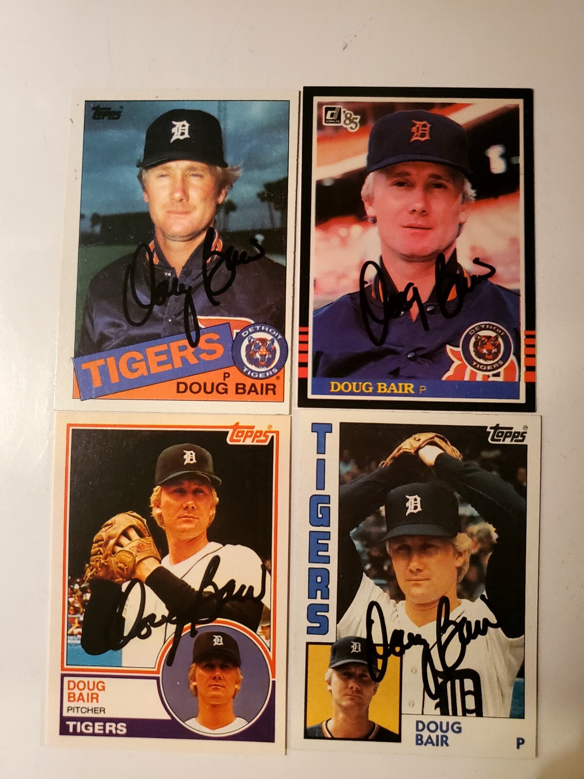 Doug Blair Autographed Baseball Card Lot (HAND SIGNED ) NM-MT & NOT ...