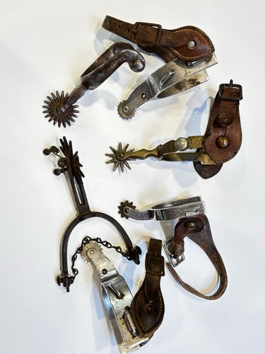 Lot Of 6 Vintage SINGLE SPURS Western Decor Horse | eBay