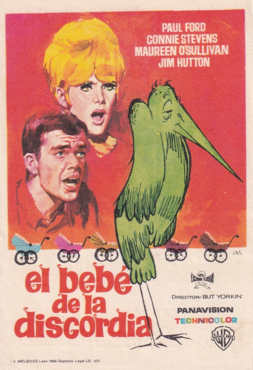 Mini locandina cinema - el bebe de la discordia - paul ford - connie ...