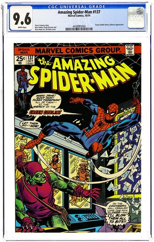 Amazing Spider-Man #137 CGC 9.6 1974 4438985004 | eBay
