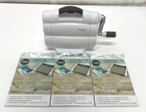 Sizzix Big Shot Manual Die Cutting and Embossing Machine w/ 6 Cutting ...
