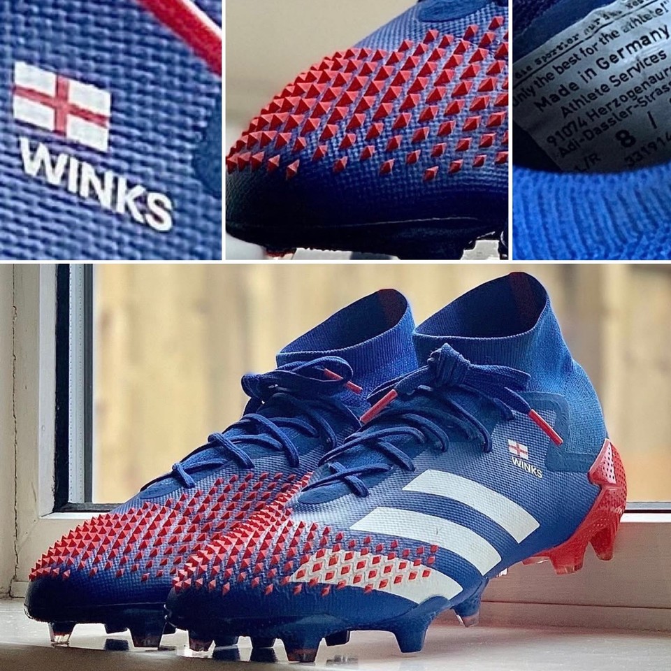 Predator 20.1 Japan Blue Match un Worn Football Boots WINKS Tottenham ...