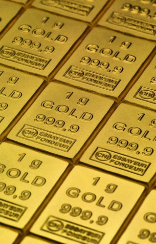 1G GRAM FINE 999.9 GOLD EDELMETALL COMBI BAR VALCAMBI SUISSE BREAKAWAY ...