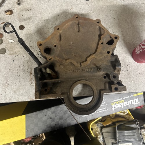 ford c9je-6059 302 351 Timing Cover And Dipstick | eBay