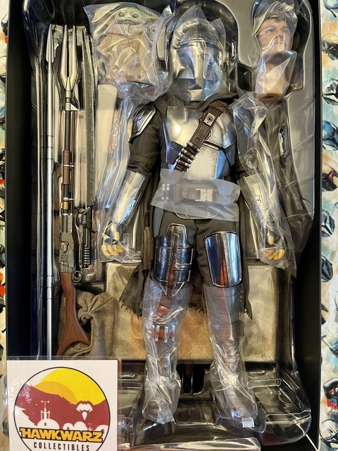 Hot Toys Star Wars The Mandalorian and Grogu Deluxe 12 in Action Figure ...