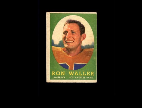 1958 Topps 72 Ron Waller VG #D512969 | eBay