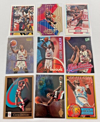 CLYDE DREXLER NBA CARD LOT 15 CARDS NO DUPLICATES | eBay