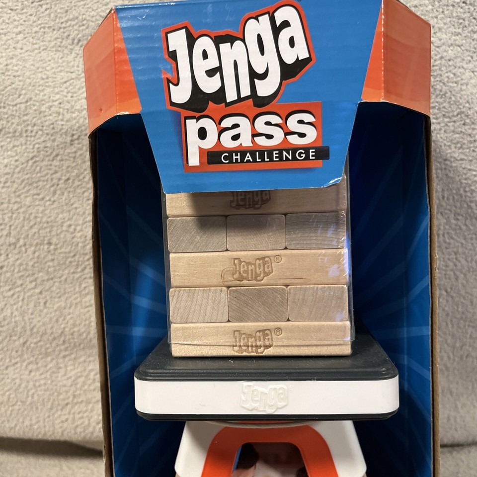 Jenga Game Hasbro Jenga Pass Challenge Game Ages 8+/ Pass And Play | eBay