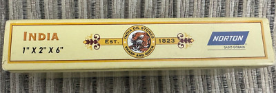 New Norton India Combination Bench Stone IB6 Coarse / Fine 1X2X6 | eBay