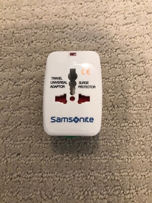 Samsonite Universal Worldwide Travel Power Adapter White | eBay