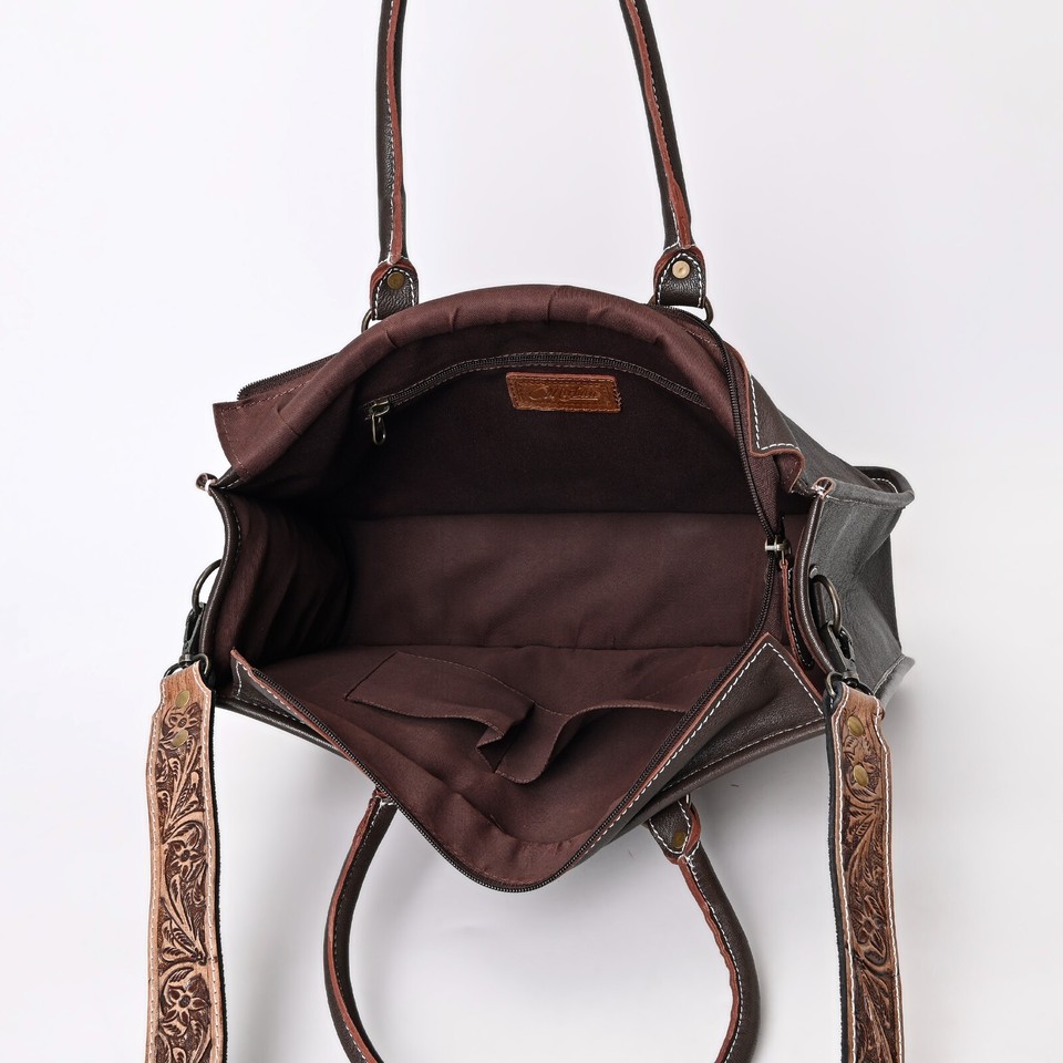 Tote bags Handbag cowhide Genuine Leather Ladies Western Crossbody ...