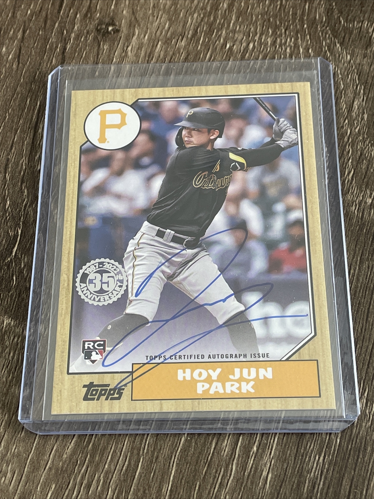 HOY JUN PARK 2022 TOPPS SERIES 2 1987 35TH ANNIVERSARY ROOKIE RC ...