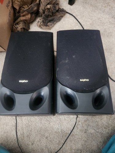 Pair of Sanyo Vintage Bookshelf Speakers Model: SX-D27 | eBay