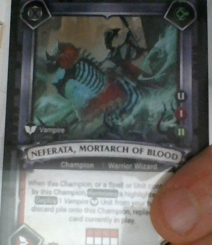 Warhammer Champions Savagery TCG : Neferata Mortarch Of Blood | eBay UK