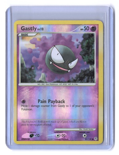 Gastly LV.12 Reverse Holo 82/130 Diamond and Pearl NM Pokémon TCG ...
