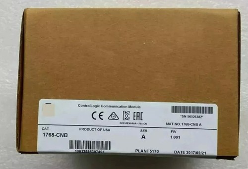 New Sealed Allen Bradley 1768-CNB SER A CompactLogix L4X ControlNet ...