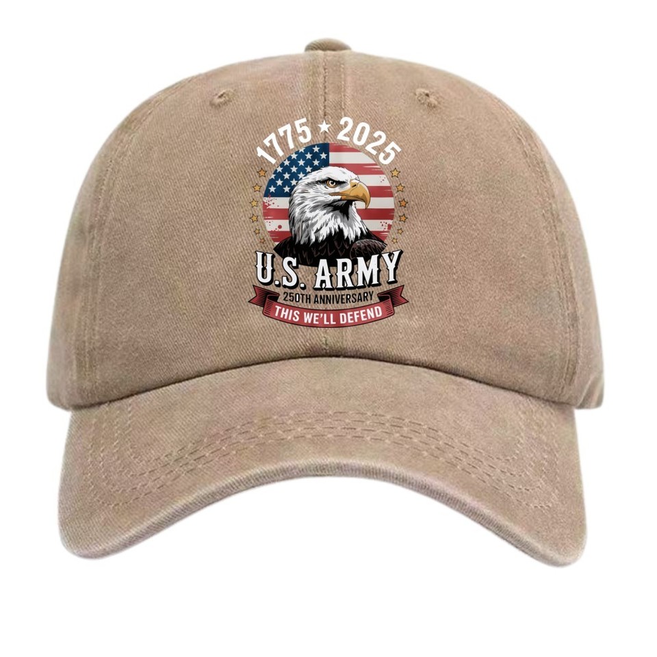 US Army Eagle 250th Anniversary Baseball Cap 1775-2025 Patriotic ...