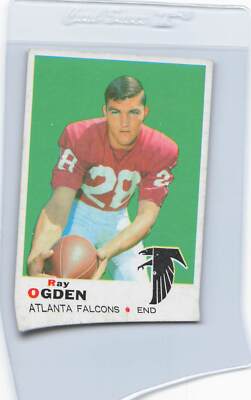 1969 Topps #206 Ray Ogden Falcons EX *DA-B1359 | eBay