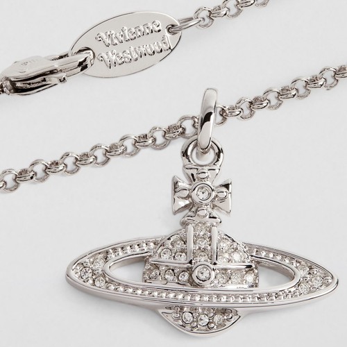 Authentic Vivienne Westwood Silver Mini Bas Relief Necklace Chain | eBay
