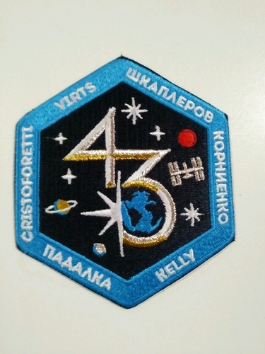 NASA EXPEDITION 43 MISSION PATCH Official Authentic SPACE 4.1in USA | eBay