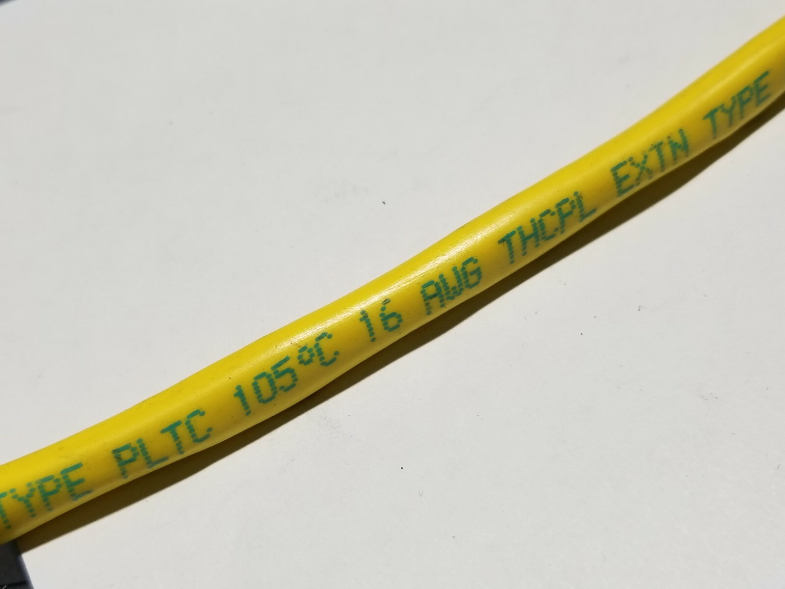 TE Wire & Cable 16/1P PLTC Type KX Solid Thermocouple Extension /50ft ...