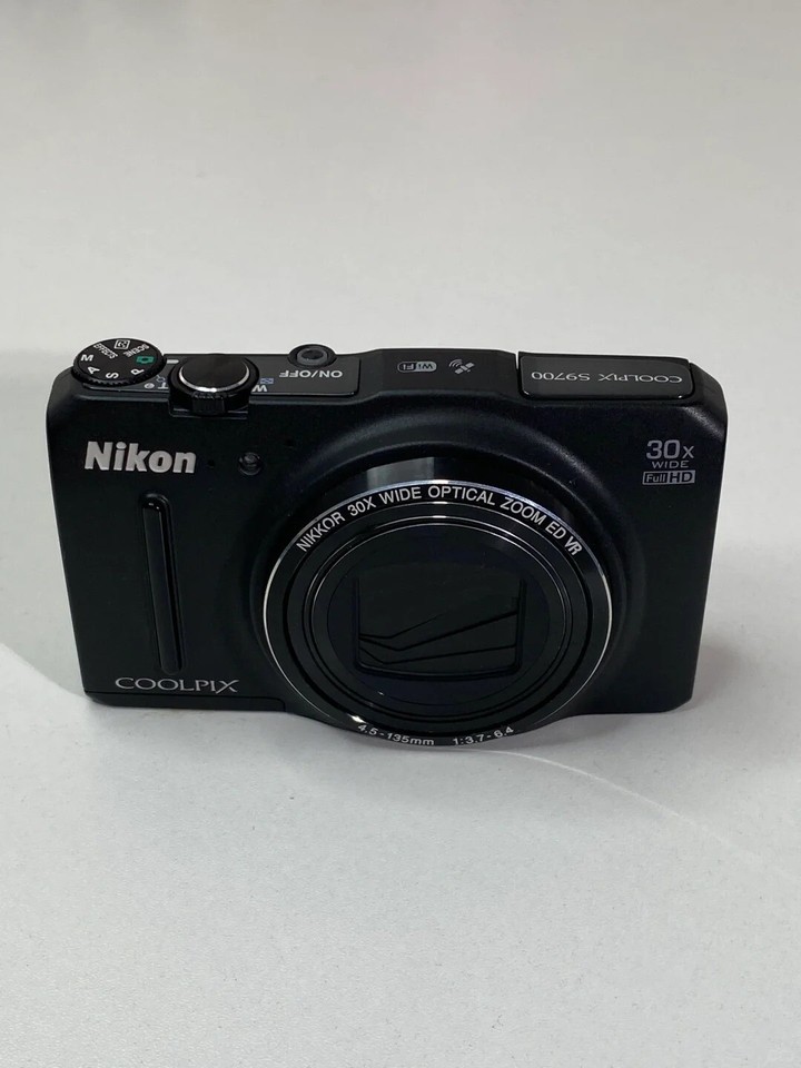 Nikon Coolpix S9700 16.05MP Digital Camera 30x Optical Zoom English ...