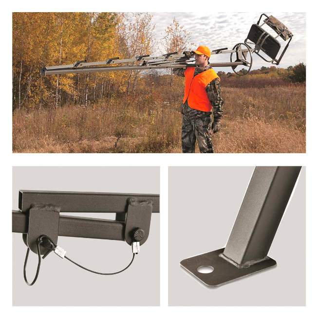 Portable Tripod Swivel Seat Stand 360 For Game Hunter Deer Turkey ...