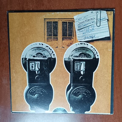 John Mayall – Notice To Appear [1976] Vinyl LP Blues ABC Records Rare ...