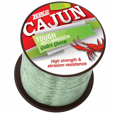 CAJUN TOUGH GATOR GREEN Fishing Line 1/4 lb Spool Choice of lb Test | eBay