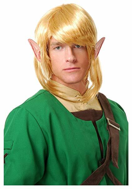 Charades Elf Warrior Link Legend of Zelda Wig Halloween Costume ...