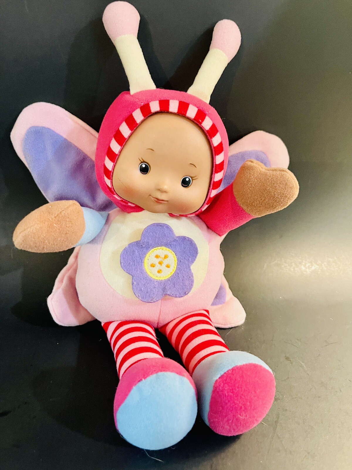 Rare Special Welcome Soft Butterfly Baby Doll Plush Crinkly 12” Cititoy ...