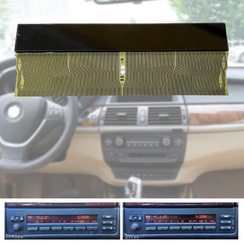 For E53 E38 E39 X5 Lcd Display Radio Instrument Cluster Screen Repair ...