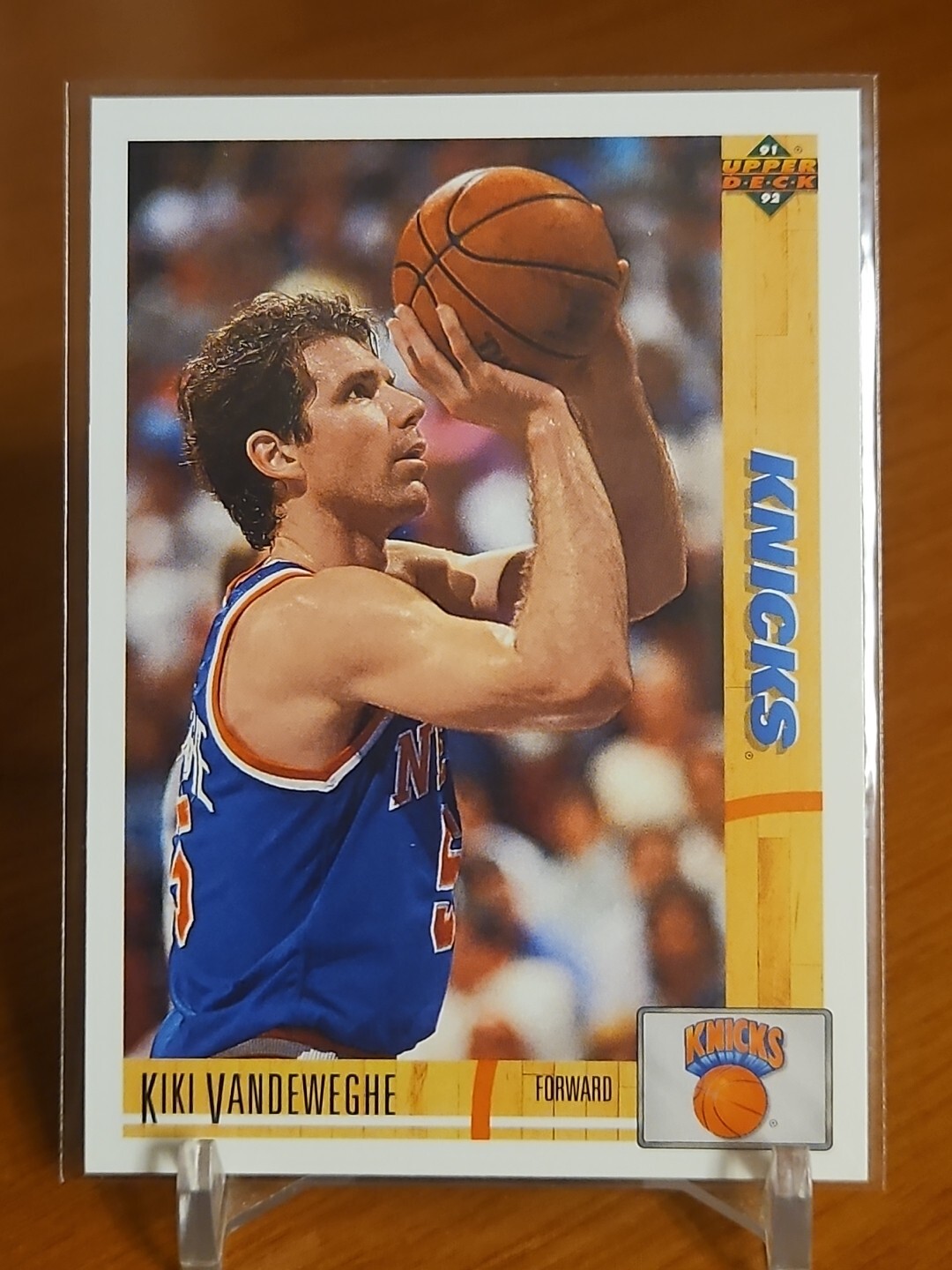 1991-92 Upper Deck New York Knicks Basketball Card #323 Kiki Vandeweghe ...