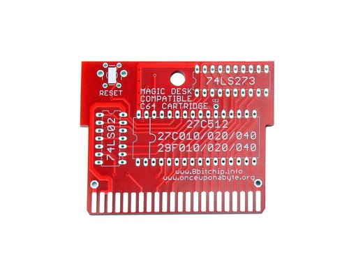 C64 Magic Desk Compatible Cartridge 512k; Bare PCB only for Commodore ...