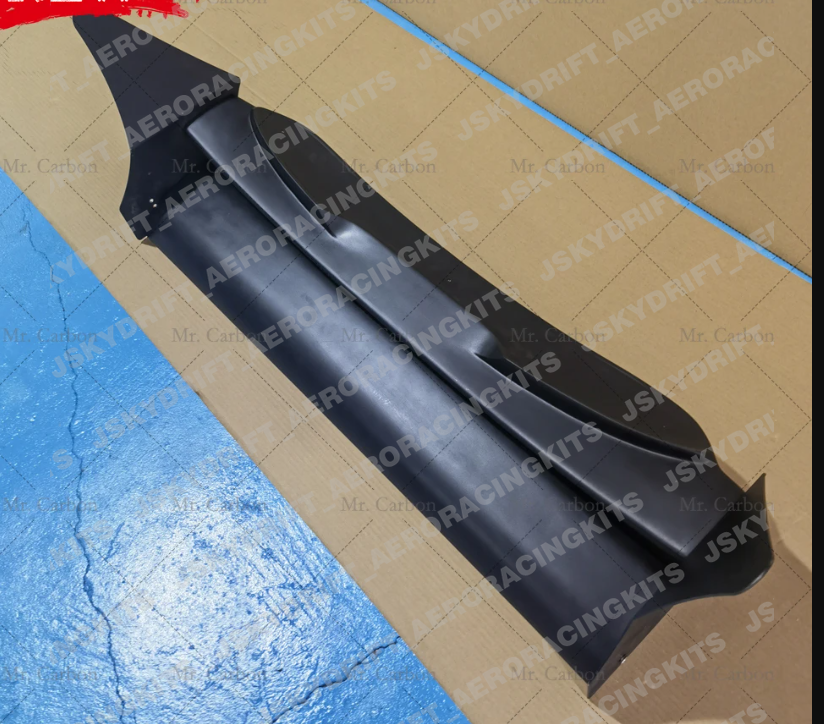 For Mini Cooper S R53 Rear Trunk Window Roof Spoiler Wing Diffuser FRP ...