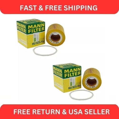 Pair Set of 2 Engine Oil Filters For Volvo S80 XC70 XC90 V70 3.2l OEM ...