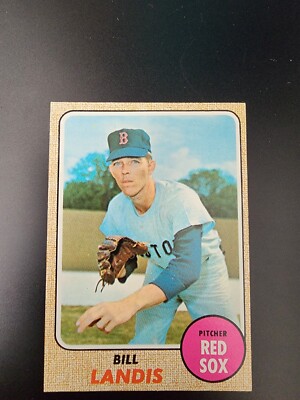 1968 Milton Bradley - Bill Landis - Red Sox - Pitcher - #189 | eBay
