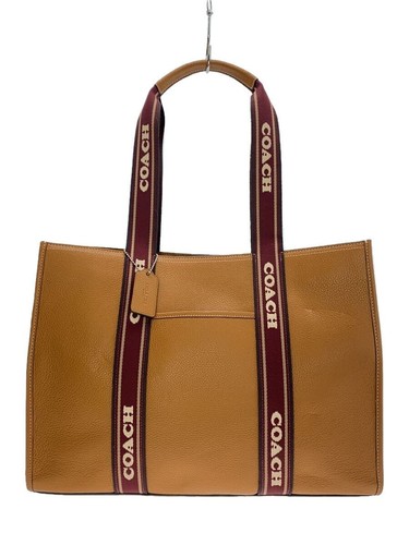 COACH Tote Bag Leather camel CM716 | eBay