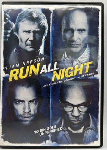 Run All Night DVD Widescreen Liam Neeson Joel Kinnaman Common Ed Harris ...