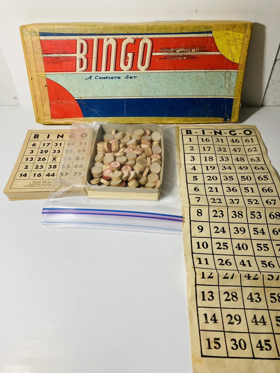 Vintage Bingo Game