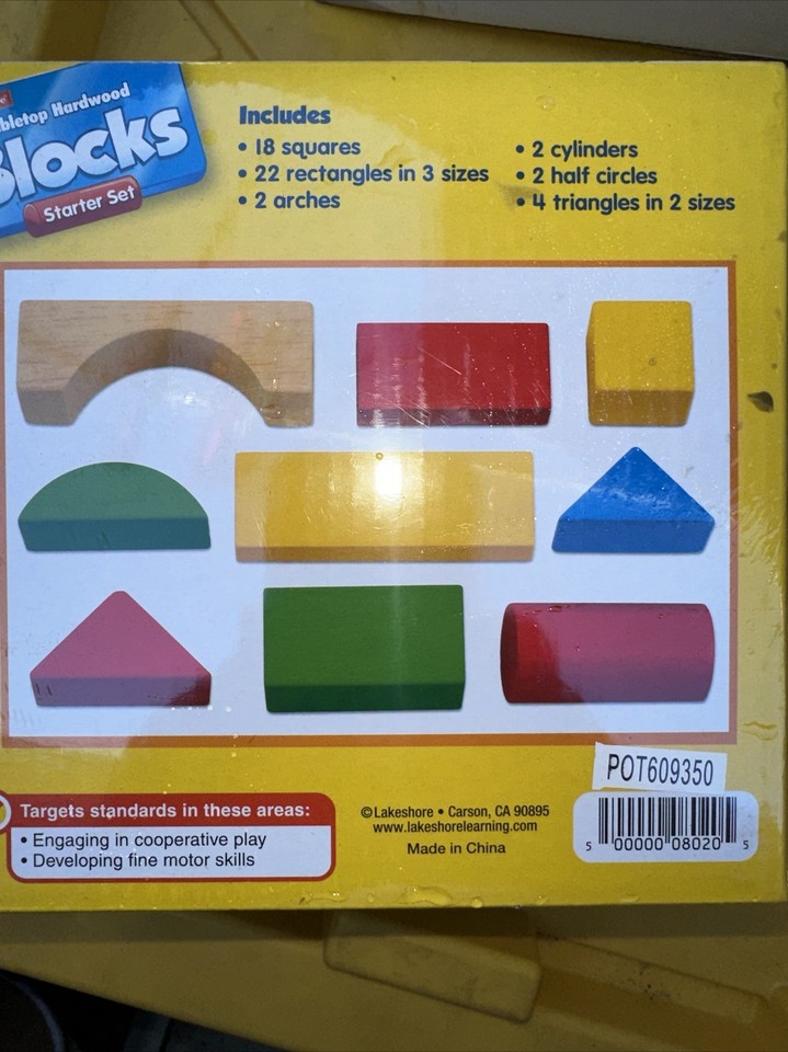 Lakeshore Starter Set 50 Wooden Blocks NEW | eBay