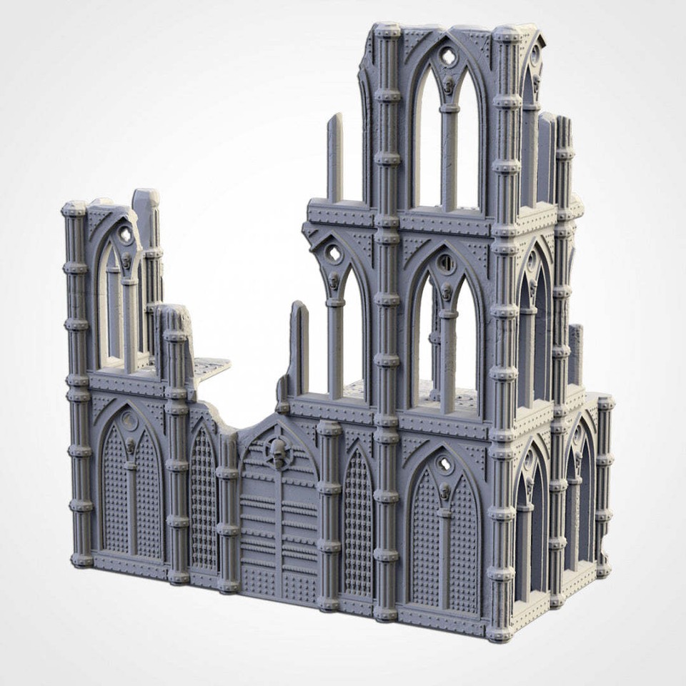 Cathedral Ruins | 28mm-32mm | Tabletop Terrain | eBay