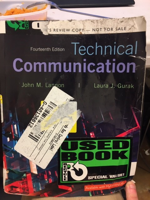 Technical Communication by Laura J. Gurak and John M. Lannon (2016 ...