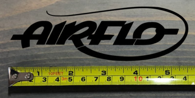 AirFlo Decal Sticker Fly Fishing Line Trout Abel Ross Reels Rainbow ...