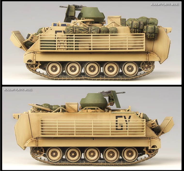 1/35 Model assembly of the American M113A3 armored personnel carrier ...