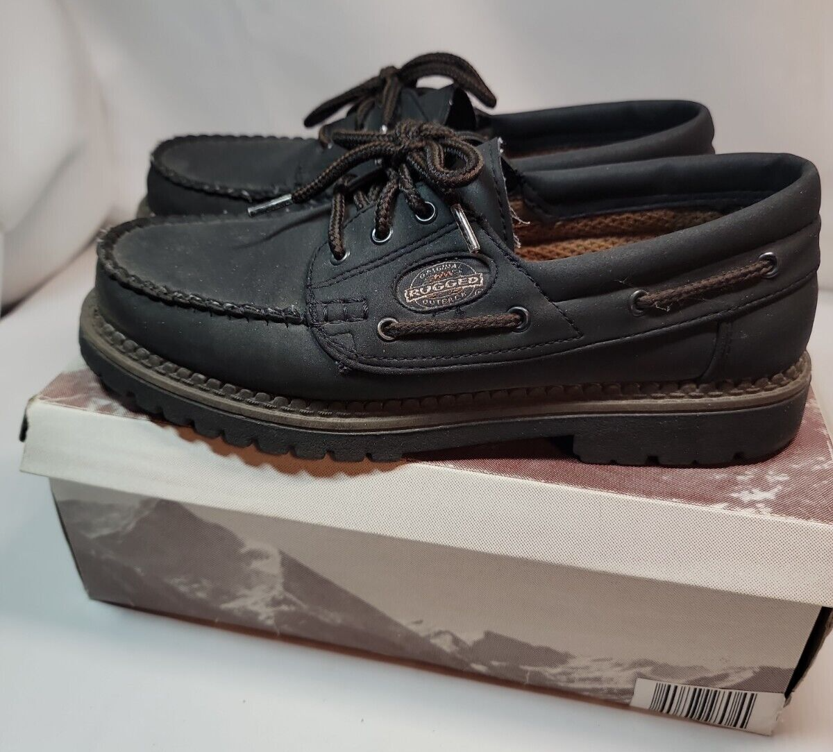 Vintage Original Rugged Outback Black Loafers/ Boots Chunky Y2K 90's ...